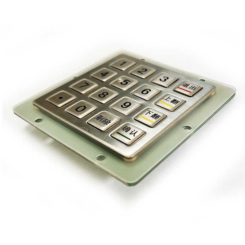 70 Embedded Metal Stainless Steel Industrial Digital Keypad Waterproof ...