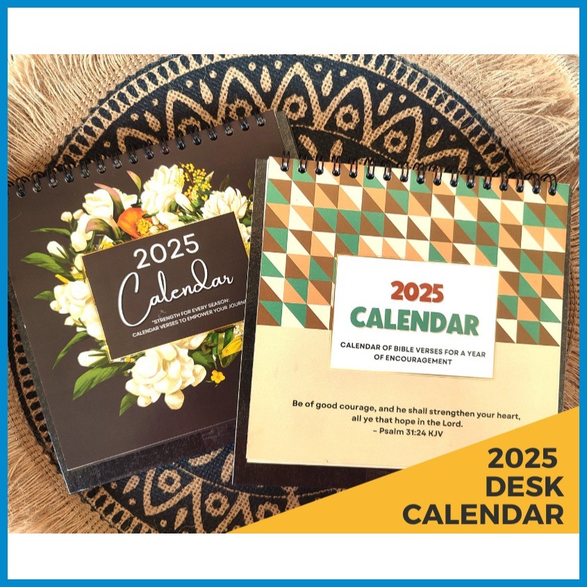 BIBLE VERSE DESK CALENDAR 2025 (KJV) | Shopee Philippines