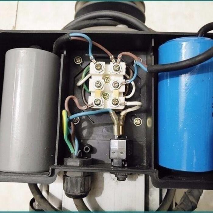 Air compressor capacitor junction pump accessories Electric motor dual ...