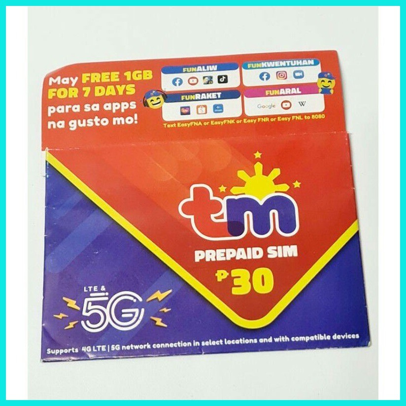 2026 NEW SIM CARD SMART 5g TALK N TEXT 5g TM 5g GLOBE 5g WITH FREE ...