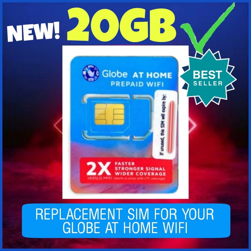 ∏ ╯ ️SUPER SALE️ GLOBE AT HOME PREPAID WIFI SIM CARD / PLDT HOME ...