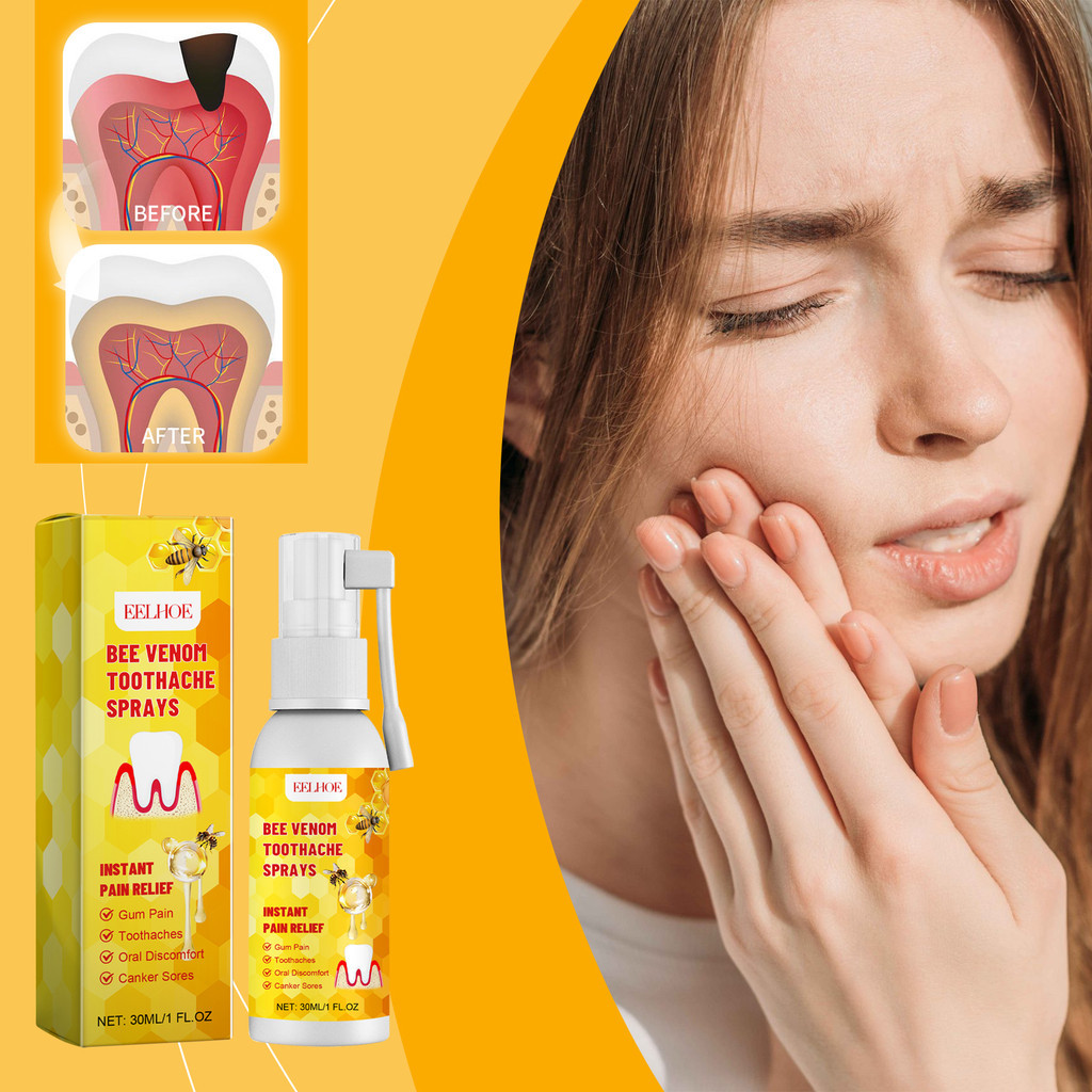 Toothache Spray Swollen Gum Relief Spray Periodontitis Treatment Cure ...