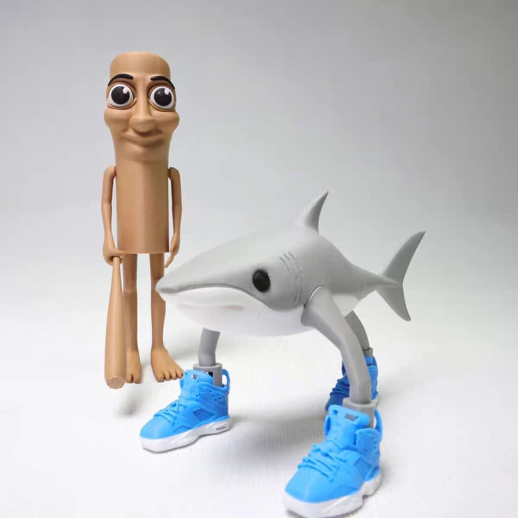 3D Tung Tung Sahur Action Figurines Tralalero Tralala Decorative Model ...