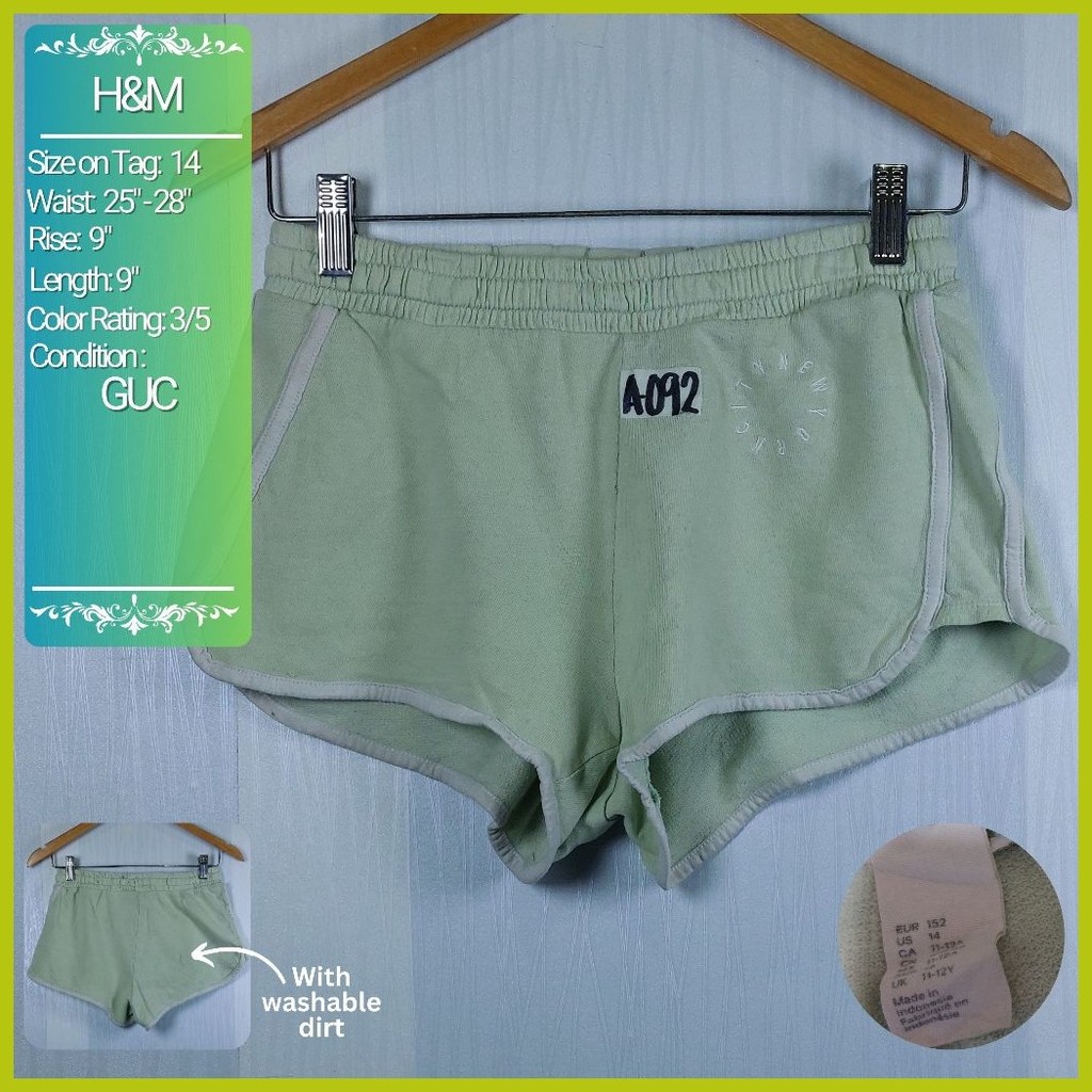 ∪ PreLoved & Ukay-Ukay Garterized Shorts; Size Teens, XS, Small; Album2 ...