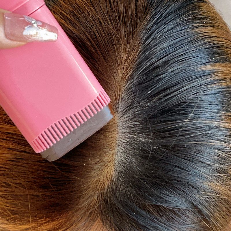 2-In-1 Hair Color Stick Comb - Black Brown Disposable Hair Stick ...