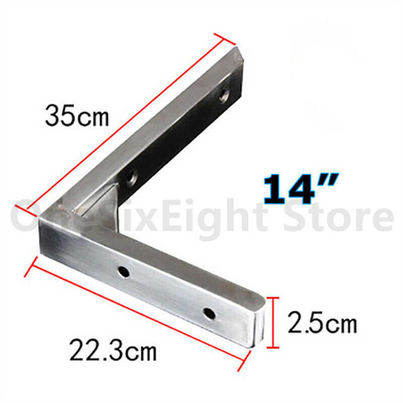 Bracket Corner Shelf Braces Right Angle L Shape Heavy Duty Support Wall ...