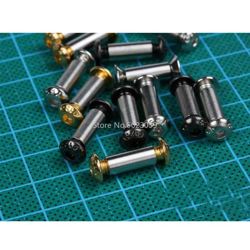 2Sets 18B M4 DIY Knife Handle Fastening Rivet Inner Hexagon High ...