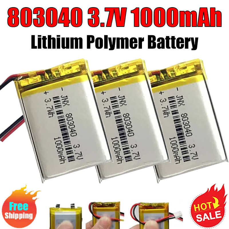 2024 Bagong 803040 3.7V 1000Mah Lipo Battery Replacement Lithium Li-Po ...