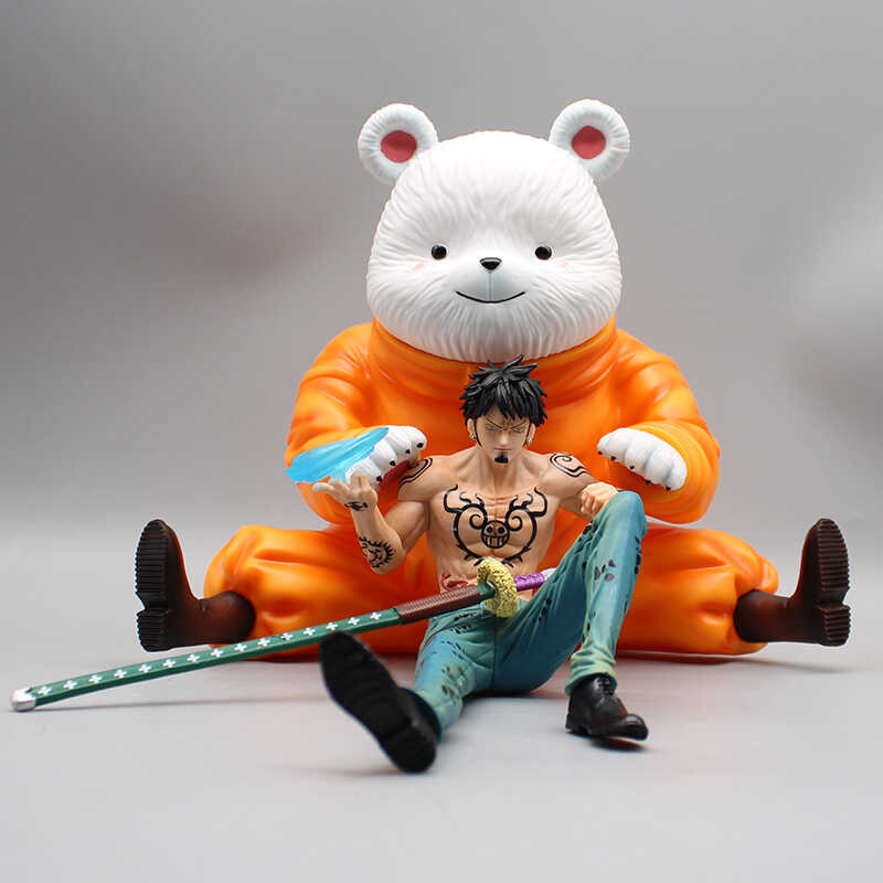 Anime 19.5Cm One Piece BT Bepo Trafalgar D. Water Law Action Figures ...