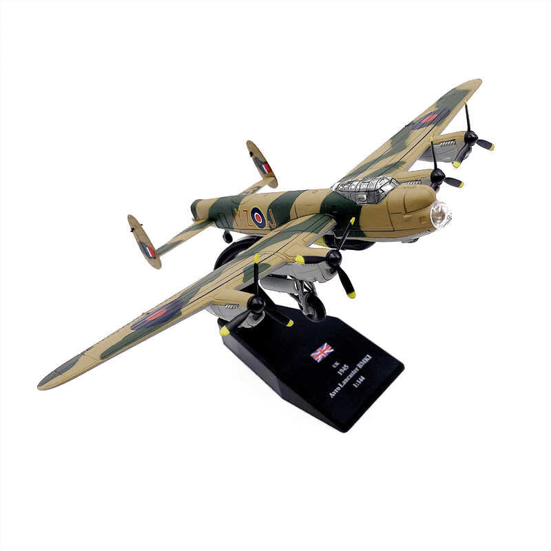 1:144 Lancaster Ww2 RAF Plane Bomber Model Sa Display Stand High ...