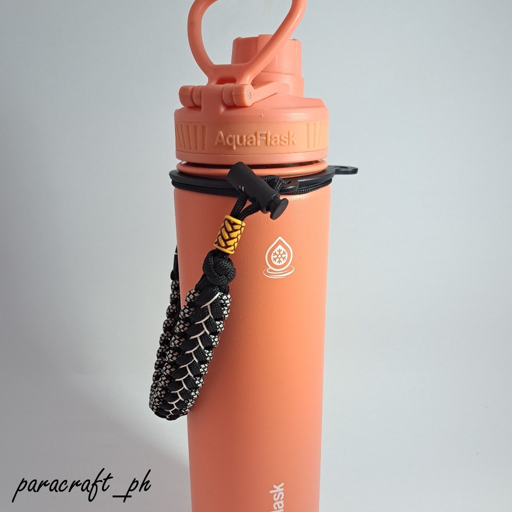 § Aquaflask Paracord Handle | Venom Black (Widowmaker) | with Safety ...