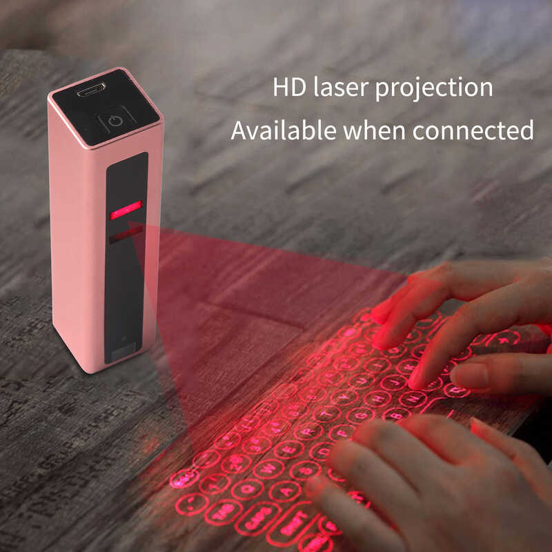 CHYI 9 Portable Virtual Laser Wireless Keyboard Mini Bluetooth Handheld ...