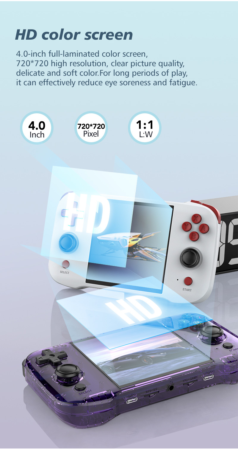 GameCove R46S Retro Handheld Video Game Console Linux System | Shopee ...