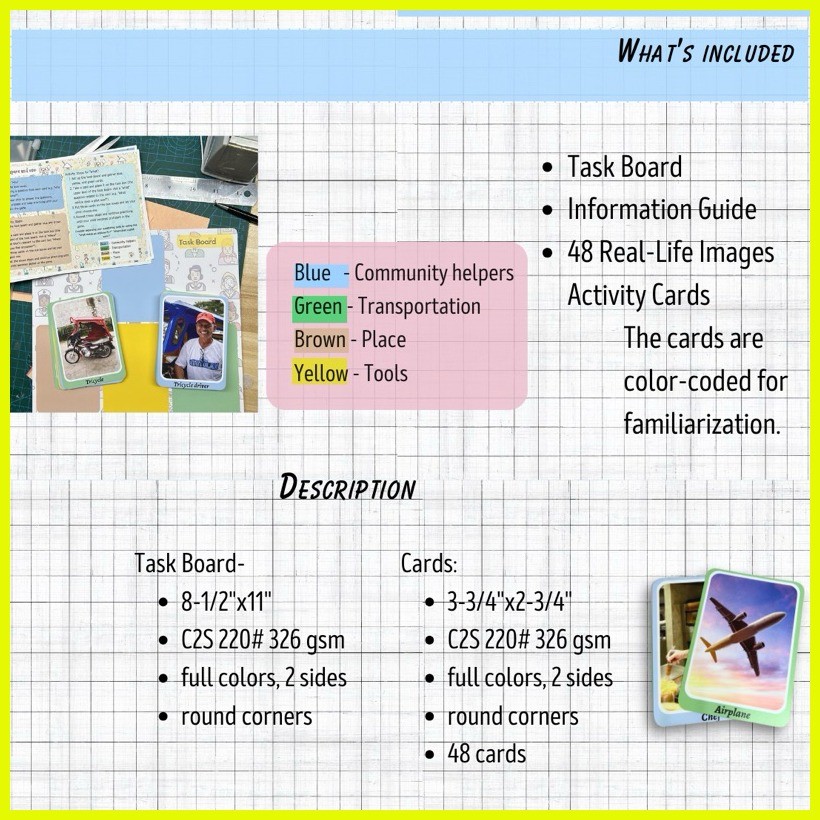 ♀ Community Helper WH-Questions Activity Set 48 cards | Shopee Philippines
