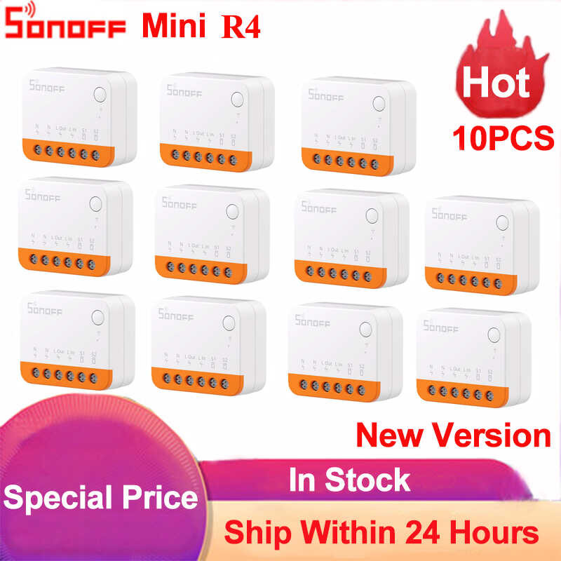 Sonoff Mini R4 Extreme Wifi Switch Two Way Remote Control Detach Relay ...