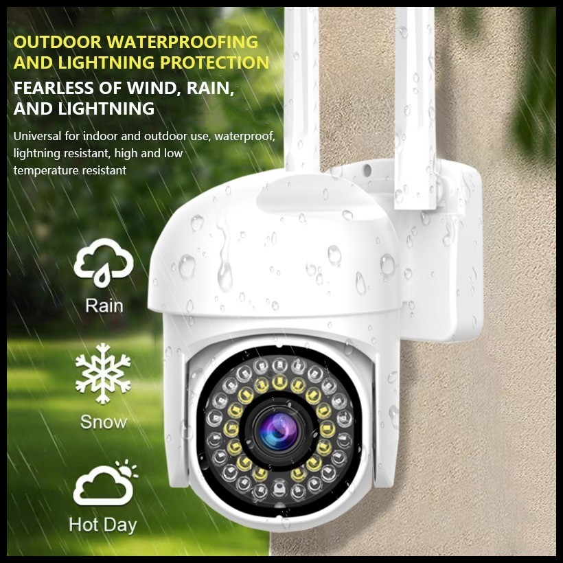 V360 V380 PRO P2 Outdoor Security Camera CCTV IP65 Waterproof 5MP 4X ...