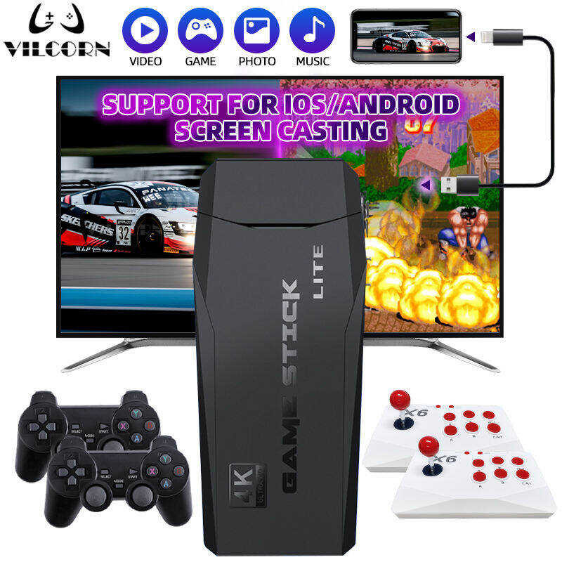 4K 2024 Updated Stick Retro Video Game Console For Ps1/Gba/Md/Dendy 15 ...