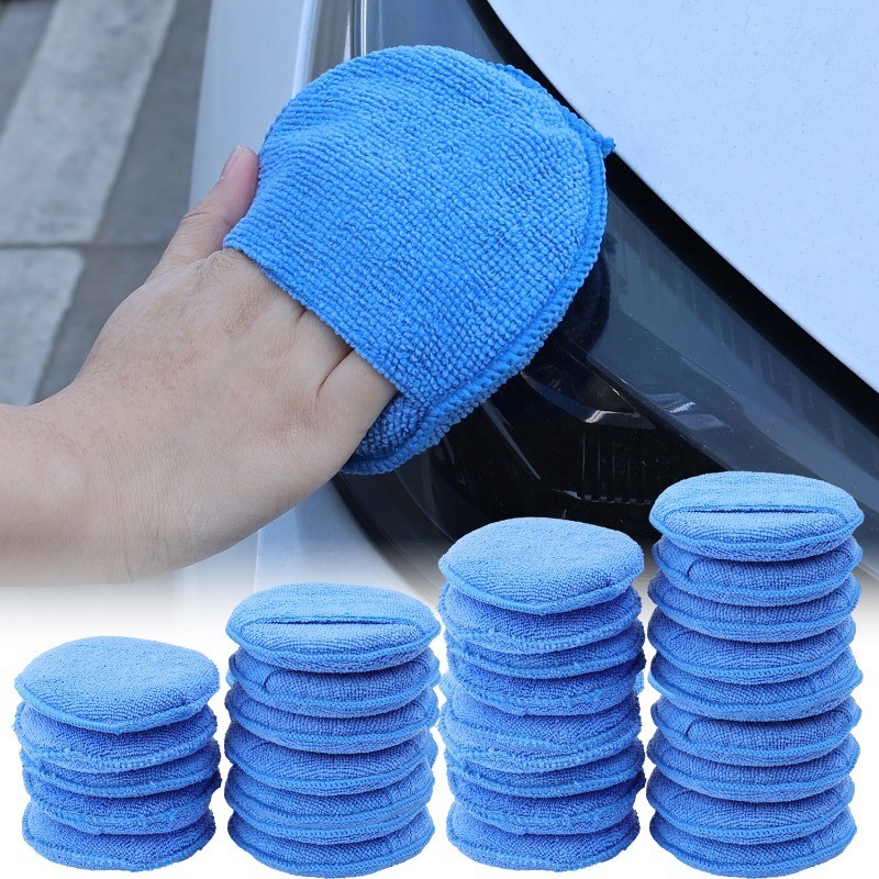 3/5/10 Pcs Microfiber Wax Applicator with Finger Pocket - Ultra Soft ...