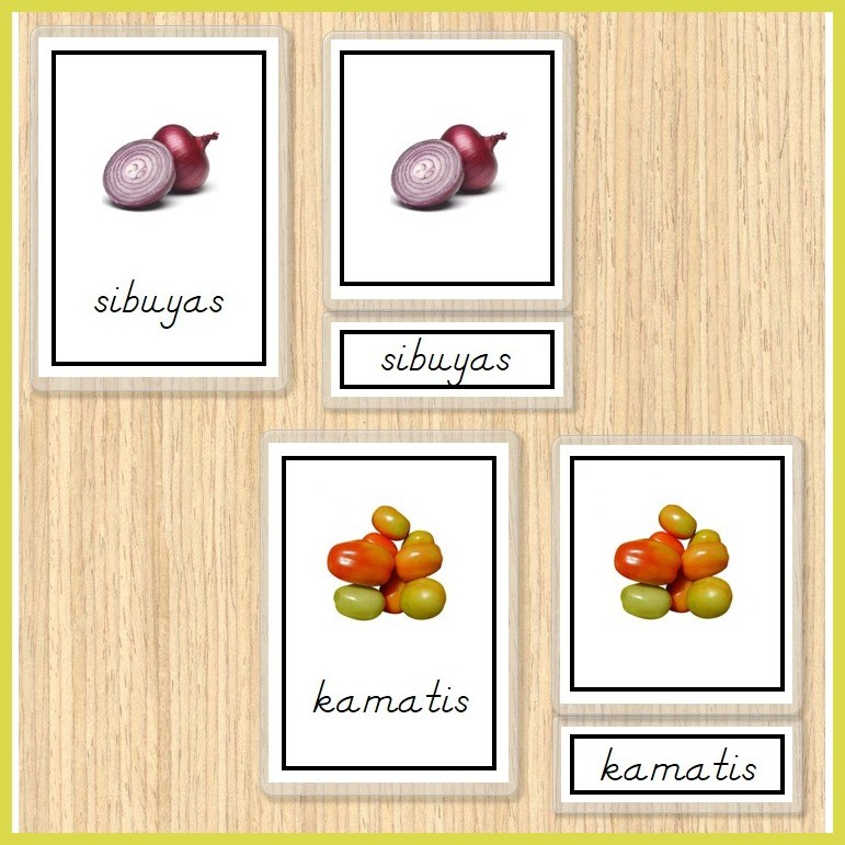 ☎ VEGETABLES in the PHILIPPINES - Bahay Kubo Gulay - Montessori Three ...