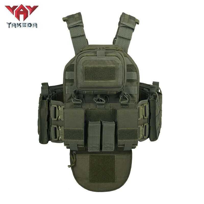 Yakeda Vest 1000D Nylon Molle Outdoor Plate Carrier CS Multifunctional Modular Colete Tactical ...