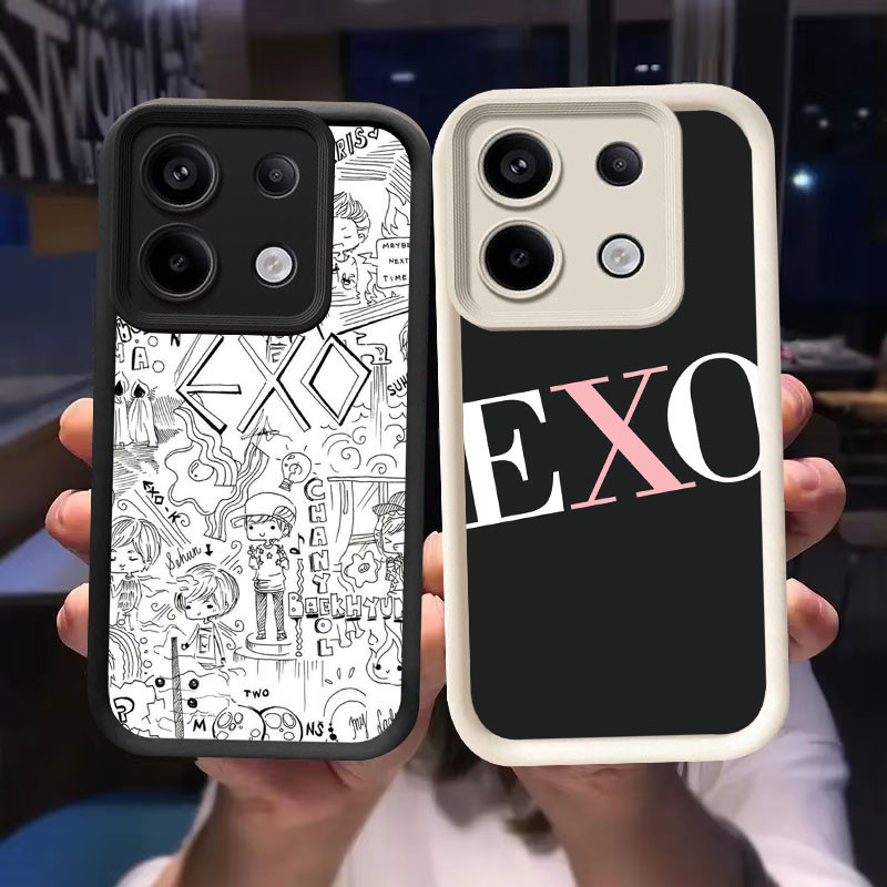 PUTIH HITAM O-27 EXO Case for Infinix Tecno Smart POP Spark 7 GT 20 Pro GO 2023 Black and White ...