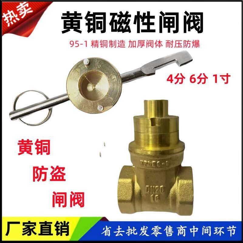 Su Ming locking 4 minutes DN15 water meter front copper na may lock ...