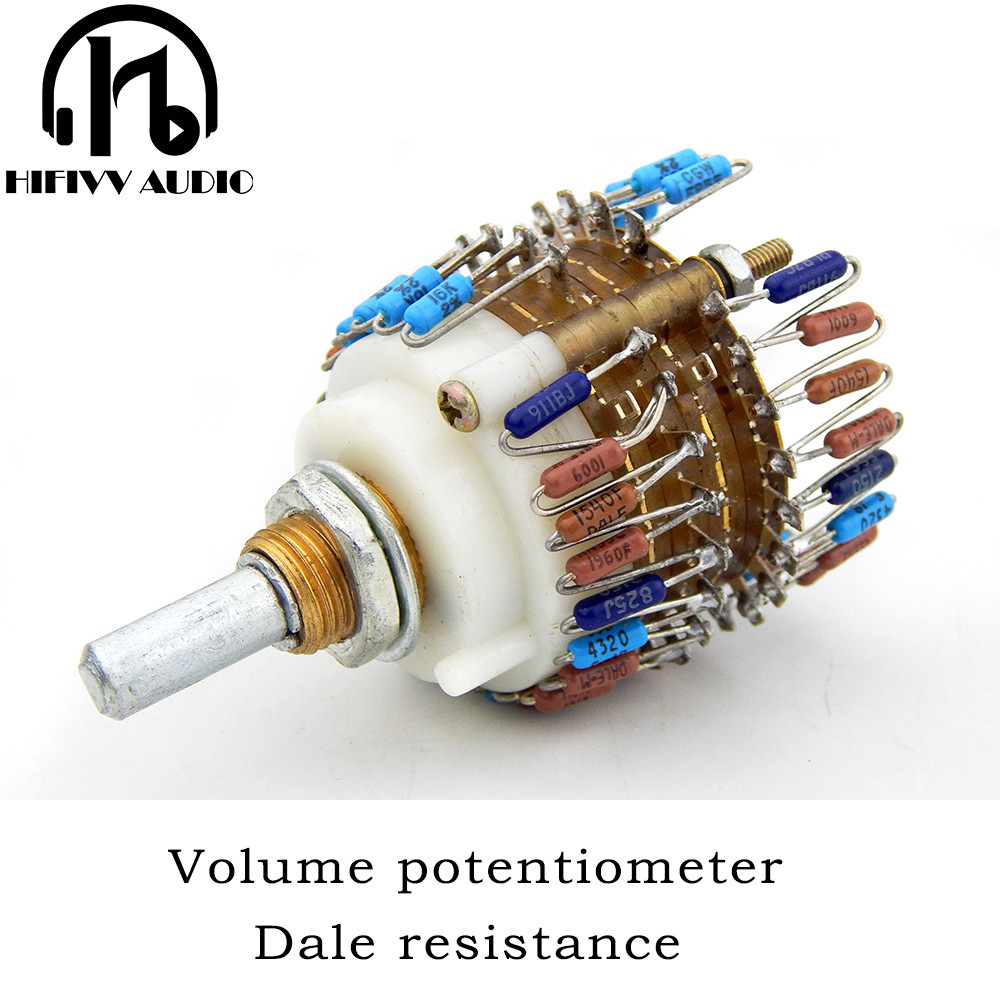 2.0 Channels attenuator Volume potentiometer Switch Dale Resistor Audio ...