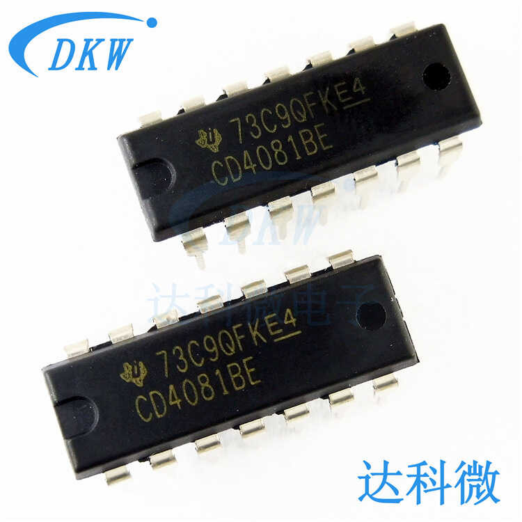 CD4081BE CD4081 DIP-14 Direct Insertion Four Two Input Gated Gate and ...