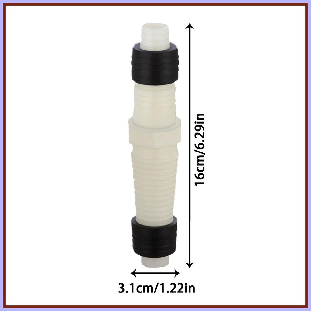 Washing Machine Drain Hose Connector Washer Pipe Adapter With Rubber ...
