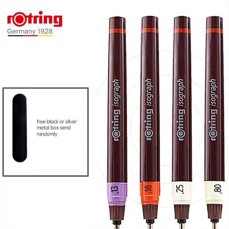 1Pc Rotring Needle Pen Fillable Ink Pen 0.1-0.8Mm Engineering Drawing ...