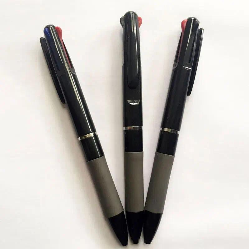 3-in-1 Multicolor Ballpoint Pen 3-Color Ball Pen Black Blue Red Pens ...