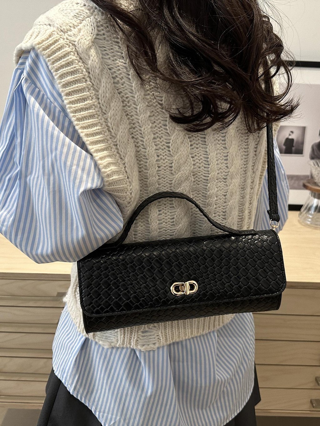 Dodo women's one-shoulder crossbody hand-held dinner commuting high ...