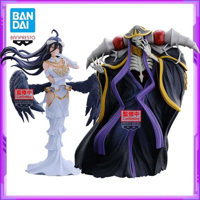 Tt Original BANDAI Banpresto Overlord Ainz Ooal Gown Albedo PVC Anime ...