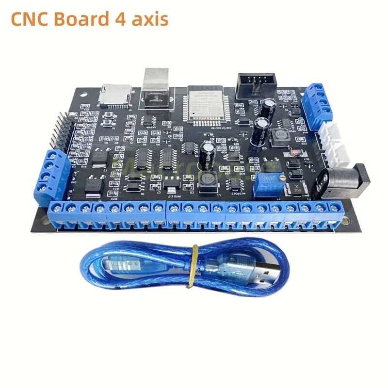 4 Axis Grbl Controller 32bit Esp32 Cnc Shield Control Board Upgrade Plate For Laser Engraving