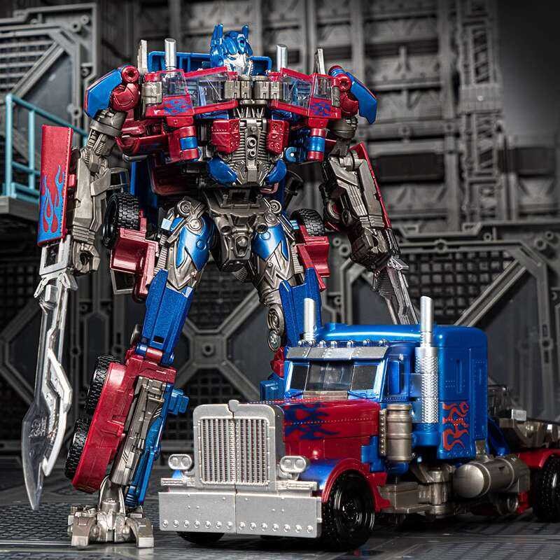 The child's game that can change Optimus Prime robot Bumblebee pillar ...