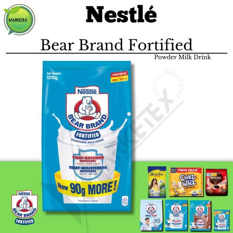 Nestle Bear Brand Fortified Powdered 1210 Kg 300 G | Swak Pack - Choco ...