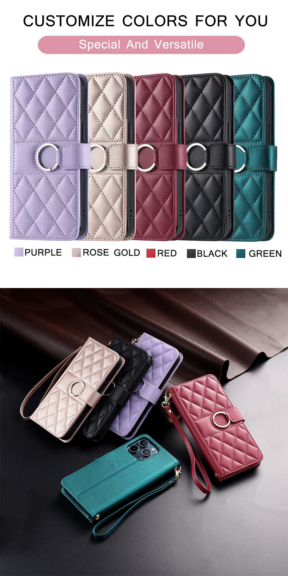 Flip Case for Samsung Galaxy A16 A06 A05 A05s A55 A15 A25 A35 A24 A14 4G A34 A54 A13 A23 A33 A53 ...