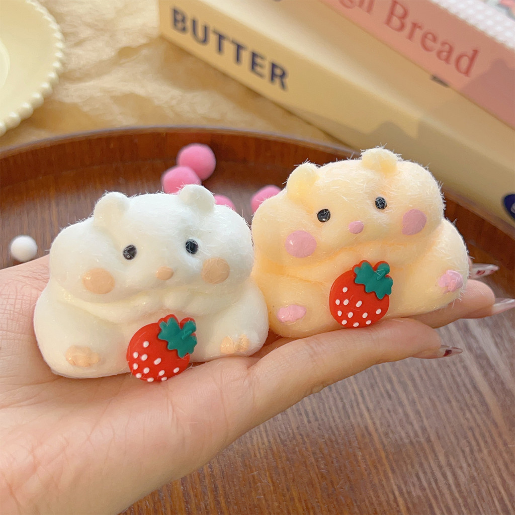 Furry Hamster Squeezing Toy - Surprise Gift For Best Friend, Family ...