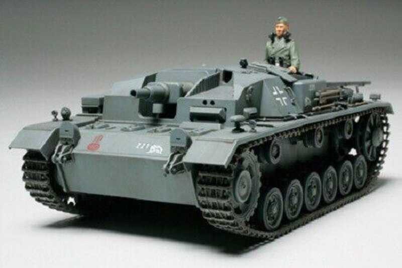 Tamiya 35281 1/35 Military Model Kit German Sturmgesch Ütz III Ausf. B ...