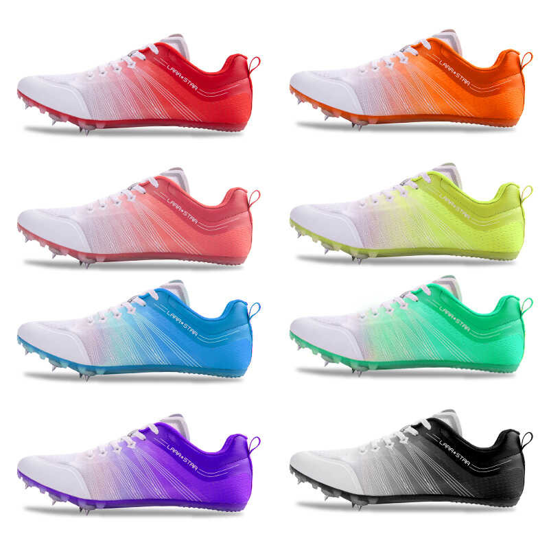 Lara Star Men Short Mid Distance Running Spikes Shoes Track At Field ...