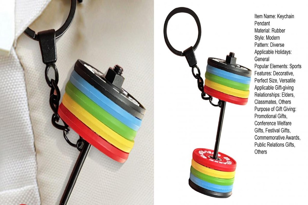 Exercise Motivation Keychain Pendant Fitness Goals Reminder Fitness ...