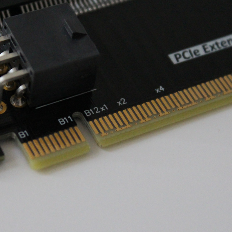 PCI-E x16 Half Height to Full Height Extension Riser Card PCIe 5.0 x16 ...
