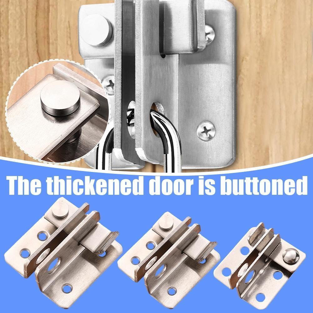 Stainless Steel Safety Hasp Door Lock Flip Latch Slide Bolt Lock for ...