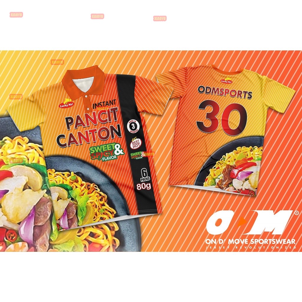 Summer popular Pancit Canton Jersey Full Sublimation Tshirt（Free ...