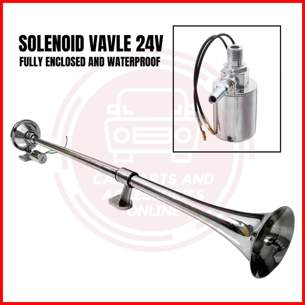 CPAO 4FT 24V Single Trumpet Air Horn Compressor Super Loud 150db for ...