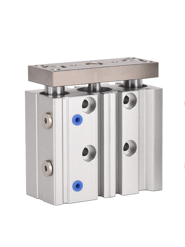 Yadeke type pneumatic TCM three-axis three rod cylinder with guide rod ...