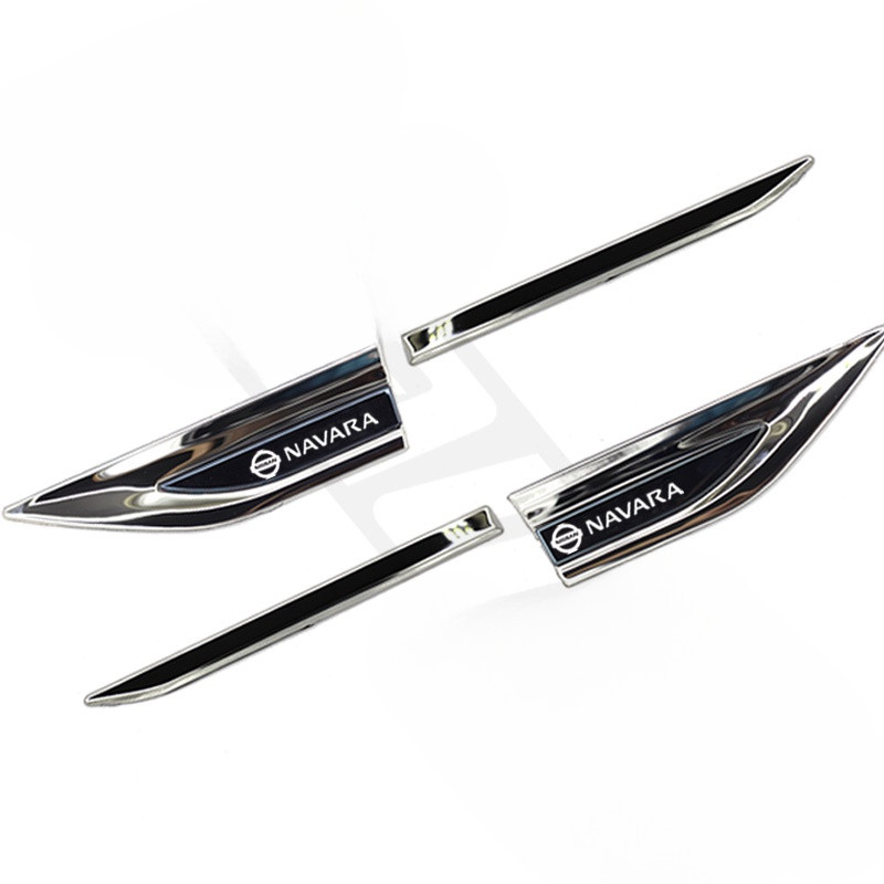 Nissan Navara Car Stainless Steel Car Door Fender 3D Metal Side Logo ...