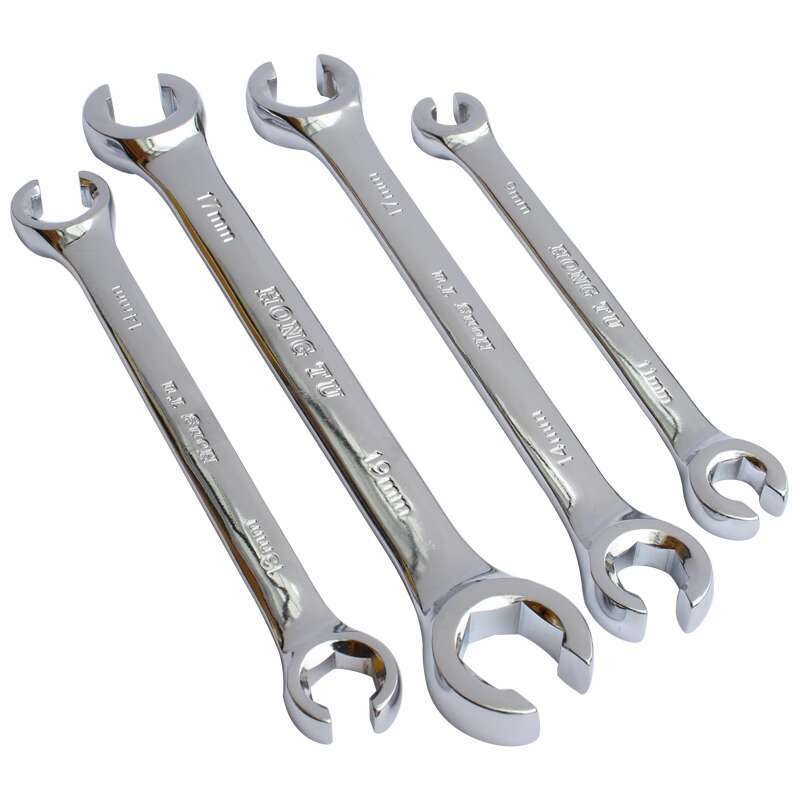 Dual purpose oil with double headed fork fixed mouth brake pipe ...