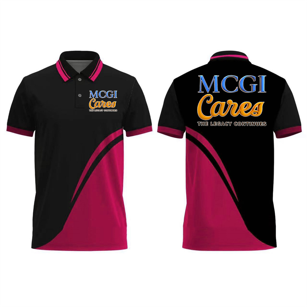 MCGI Polo Shirt V10: Iconic Blue and Orange Design, Showcasing the Spirit of Care(Free ...
