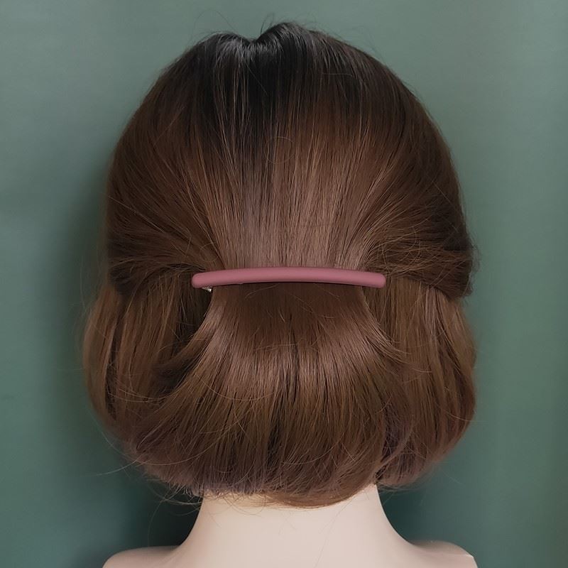Single set simple frosted versatile temperament spring clip hair clip ...